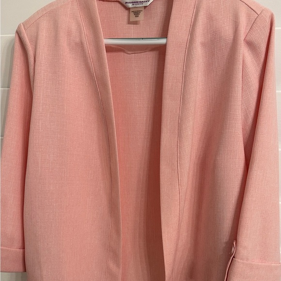 Allison Daley | Jackets & Coats | Plus Size Allison Daley Light Pink ...